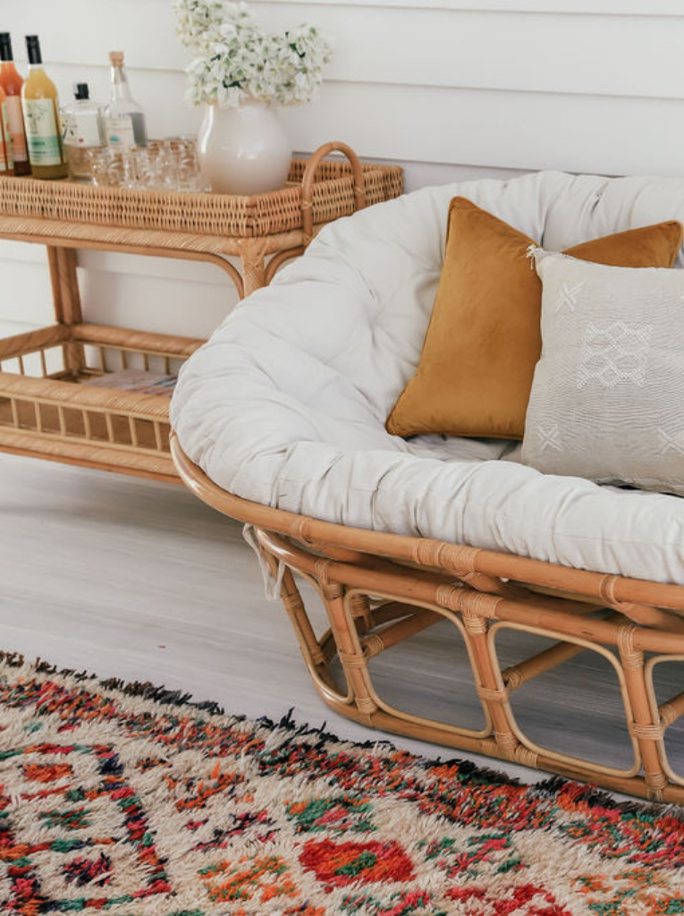 Mamasan Couch ( Double Papasan) – Trader Trove